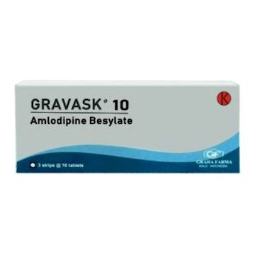 GRAVASK TABLET 10 MG- Harga, Manfaat, Kandungan, Dosis, indikasi ...