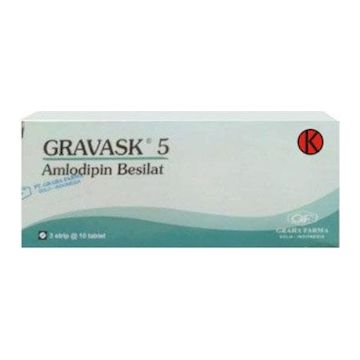 GRAVASK TABLET 5 MG- Harga, Manfaat, Kandungan, Dosis, indikasi ...