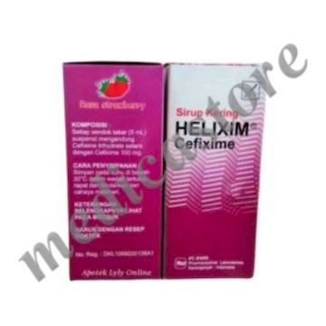 Helixim Dry Sirup 100 mg/5 ml 30 ml- Harga, Manfaat, Kandungan, Dosis ...