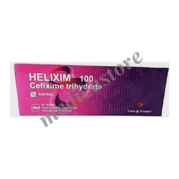 Helixim 100 mg Kapsul- Harga, Manfaat, Kandungan, Dosis, indikasi ...
