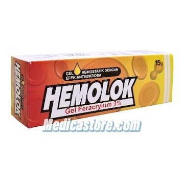 HEMOLOK GEL 15 GRAM - Kandungan, Kegunaan, Efek Samping, Dosis dan ...