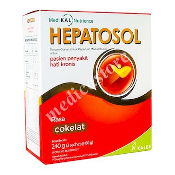 HEPATOSOL COKLAT 240 G (SACHET 3 X 80 G) - Kandungan, Kegunaan, Efek ...