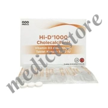 Hi-D 1000 Tablet Kunyah- Harga, Manfaat, Kandungan, Dosis, indikasi ...