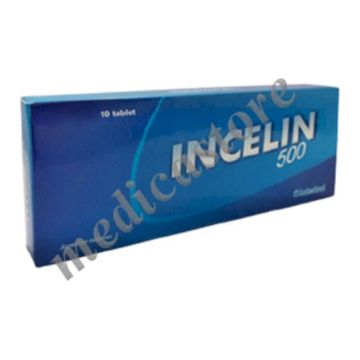INCELIN TABLET 500 MG 30'S - Kandungan, Kegunaan, Efek Samping, Dosis ...
