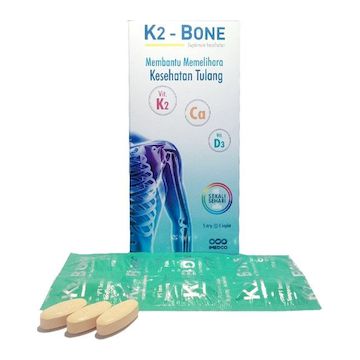 K2-BONE KAPLET - Kandungan, Kegunaan, Efek Samping, Dosis dan Aturan ...