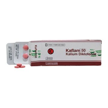 Kaflam 50 mg Tablet- Harga, Manfaat, Kandungan, Dosis, indikasi ...