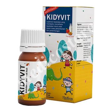 KIDYVIT SYRUP 60 ML - Kandungan, Kegunaan, Efek Samping, Dosis dan ...