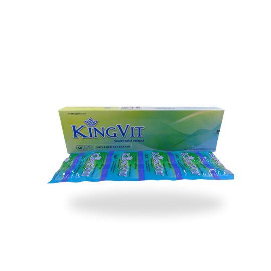 KINGVIT KAPLET - Kandungan, Kegunaan, Efek Samping, Dosis dan Aturan ...
