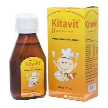 KITAVIT SYRUP - Kandungan, Kegunaan, Efek Samping, Dosis dan Aturan ...
