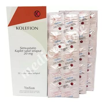 KOLEFION KAPLET SALUT SELAPUT 20 MG- Harga, Manfaat, Kandungan, Dosis ...