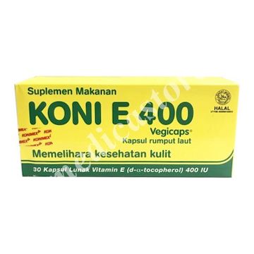 KONI E 400 KAPSUL - Kandungan, Kegunaan, Efek Samping, Dosis dan Aturan ...