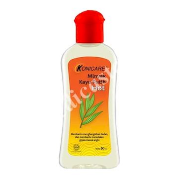KONICARE MINYAK KAYU PUTIH HOT 60 ML - Kandungan, Kegunaan, Efek ...