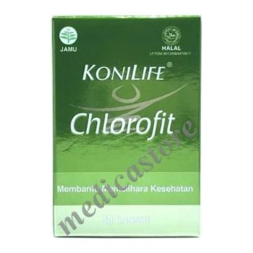 KONILIFE CHLOROFIT KAPLET 30'S - Kandungan, Kegunaan, Efek Samping ...