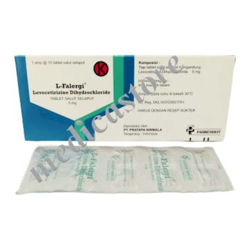 L-FALERGI TABLET 5 MG- Harga, Manfaat, Kandungan, Dosis, indikasi ...