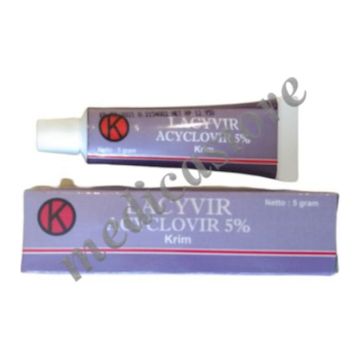 LACYVIR CREAM 5 GRAM- Harga, Manfaat, Kandungan, Dosis, indikasi ...