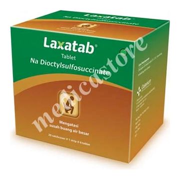 LAXATAB TABLET 1- Harga, Manfaat, Kandungan, Dosis, indikasi ...