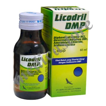 LICODRIL DMP SYRUP 60 ML- Harga, Manfaat, Kandungan, Dosis, indikasi ...