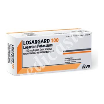 LOSARGARD 100 MG KAPLET- Harga, Manfaat, Kandungan, Dosis, indikasi ...
