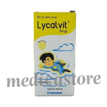 LYCALVIT SYRUP 60 ML - Kandungan, Kegunaan, Efek Samping, Dosis dan ...