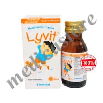 LYVIT SYRUP 60ML - Kandungan, Kegunaan, Efek Samping, Dosis dan Aturan ...