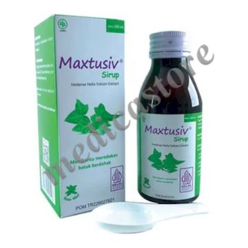 MAXTUSIV SIRUP 100 ML - Kandungan, Kegunaan, Efek Samping, Dosis dan ...