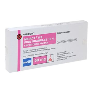 Meiact Ms Fine Granules 10% 50 mg- Harga, Manfaat, Kandungan, Dosis ...