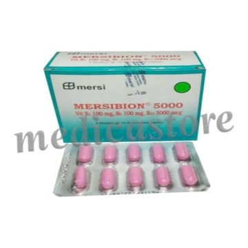 MERSIBION 5000 KAPLET- Harga, Manfaat, Kandungan, Dosis, indikasi ...