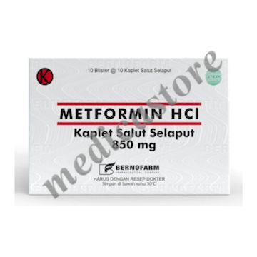 METFORMIN HYDROCHLORIDE TABLET 850 MG- Harga, Manfaat, Kandungan, Dosis ...