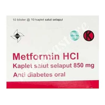 METFORMIN TABLET 850 MG- Harga, Manfaat, Kandungan, Dosis, indikasi ...