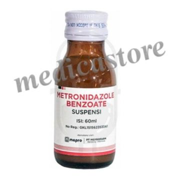 Metronidazole Sirup 60 ml - Harga, Manfaat, Kandungan, Dosis, indikasi ...