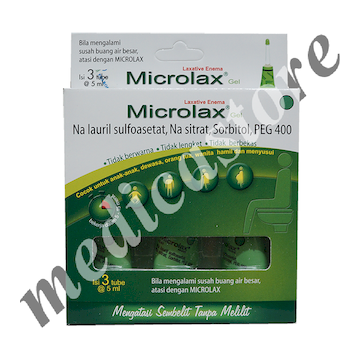 Microlax Enema 5 ml- Harga, Manfaat, Kandungan, Dosis, indikasi ...