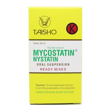 Mycostatin Suspensi 30 ml- Harga, Manfaat, Kandungan, Dosis, indikasi ...