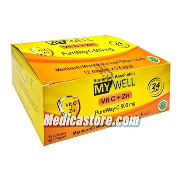 MYWELL VIT.C + ZN ISI 5 - Kandungan, Kegunaan, Efek Samping, Dosis dan ...