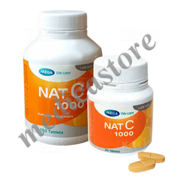 NAT C 1000 TABLET 150'S - Kandungan, Kegunaan, Efek Samping, Dosis dan ...