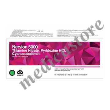 NERVION 5000 TABLET- Harga, Manfaat, Kandungan, Dosis, indikasi ...