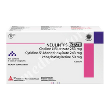 NEULIN PS FORTE KAPSUL 30'S - Kandungan, Kegunaan, Efek Samping, Dosis ...