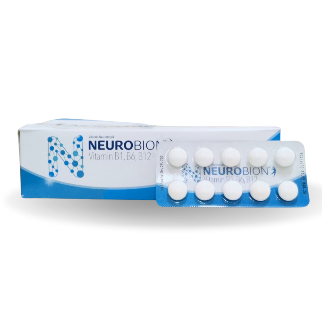 Neurobion 10 Tablet- Harga, Manfaat, Kandungan, Dosis, indikasi ...