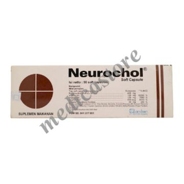 NEUROCHOL KAPSUL LUNAK 50'S - Kandungan, Kegunaan, Efek Samping, Dosis ...