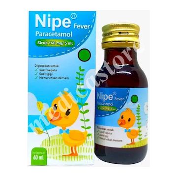 Nipe Fever Sirup 60 ml- Harga, Manfaat, Kandungan, Dosis, indikasi ...