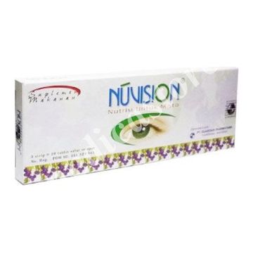 NUVISION TABLET 30'S - Kandungan, Kegunaan, Efek Samping, Dosis dan ...