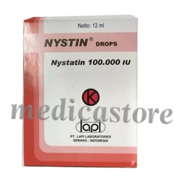 NYSTIN ORAL DROPS 12 ML - Harga, Manfaat, Kandungan, Dosis, indikasi ...
