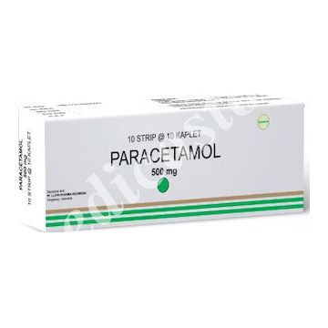 PARACETAMOL TABLET 500 MG- Harga, Manfaat, Kandungan, Dosis, indikasi ...