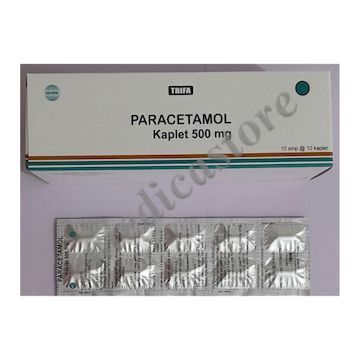 Paracetamol 500 mg Kaplet - Harga, Manfaat, Kandungan, Dosis, indikasi ...