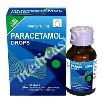 PARACETAMOL DROPS 15 ML- Harga, Manfaat, Kandungan, Dosis, indikasi ...