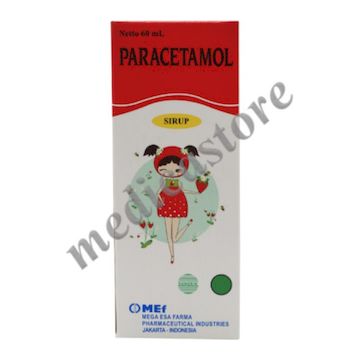 PARACETAMOL SIRUP 60 ML- Harga, Manfaat, Kandungan, Dosis, indikasi ...