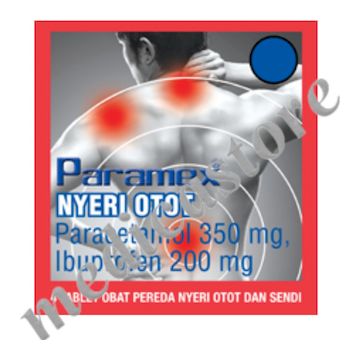 PARAMEX NYERI OTOT KAPLET- Harga, Manfaat, Kandungan, Dosis, indikasi ...