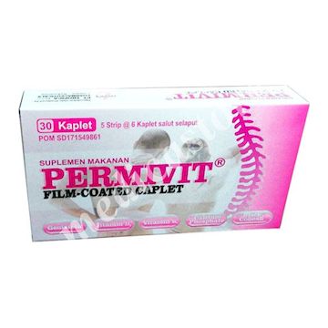 PERMIVIT KAPLET 30'S - Kandungan, Kegunaan, Efek Samping, Dosis dan ...