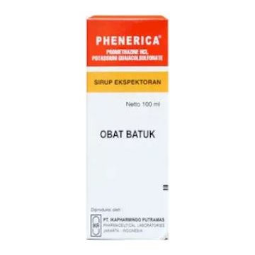 PHENERICA SYRUP 100 ML- Harga, Manfaat, Kandungan, Dosis, indikasi ...
