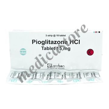 PIOGLITAZONE HYDROCHLORIDE TABLET 15 MG- Harga, Manfaat, Kandungan ...