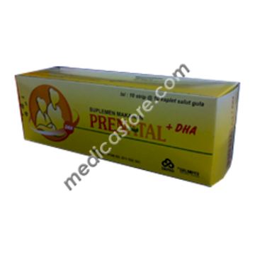 PRENATAL + DHA KAPLET 100'S - Kandungan, Kegunaan, Efek Samping, Dosis ...